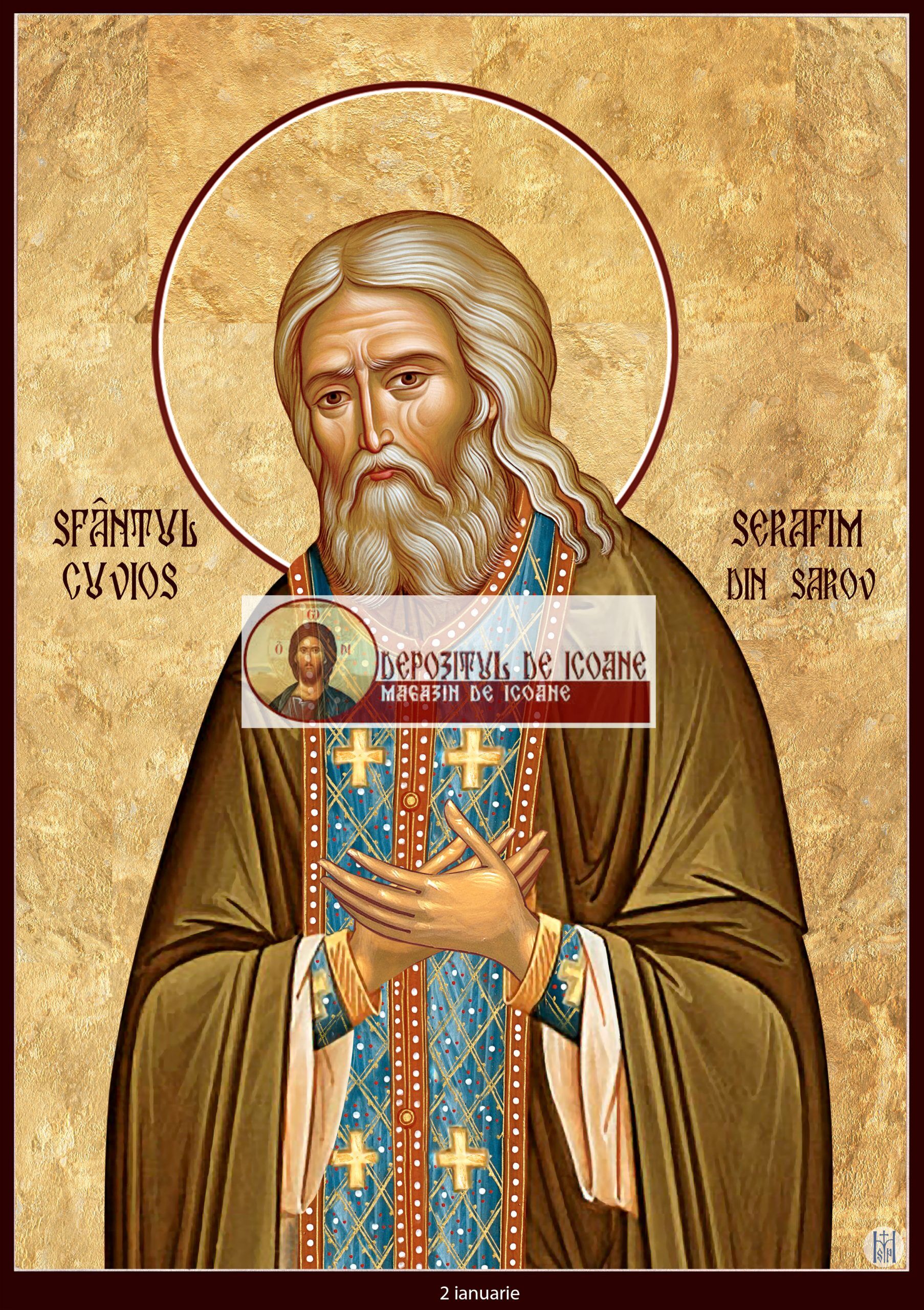 Sfântul Cuvios Serafim de Sarov - Depozitul de icoane / Magazin de icoane